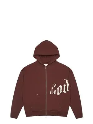 GODSPEED Og Logo Hoodie V2 - Brown