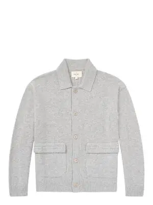 Folk Knitted Cardigan - Gray