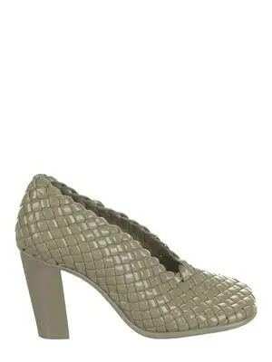 Bottega Veneta Mini Lido Weave Pump - Green
