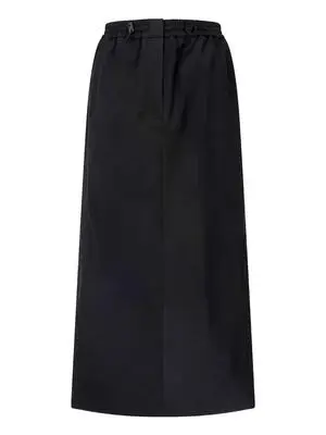 STUDIO TOMBOY Elasticated-waist Midi Skirt - Black