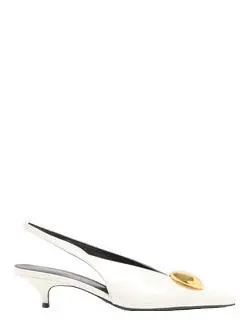 Proenza Schouler Dome Slash Slingbacks - Ivory