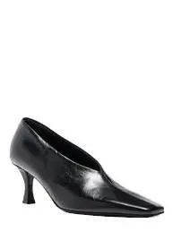 Proenza Schouler Calf Leather Trap Pumps Black