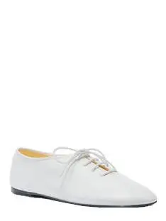 Proenza Schouler Glove Lace-up Flats - White