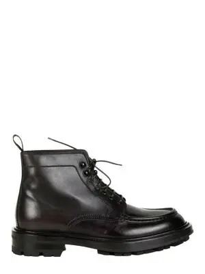 Neil Barrett Lace-up Panelled Boots - Brown