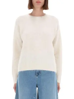 AMISH Pullover Sweater White