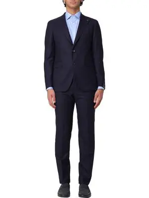 Tagliatore Single-breasted Two-button Suit In Pure Wool - Blue