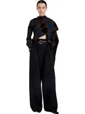 Proenza Schouler Classic Twill Salome Pant - Black