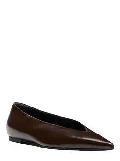 Proenza Schouler Slash Flat - Chocolate
