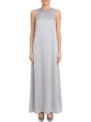 TWINSET Sleeveless Maxi Dress - Grey