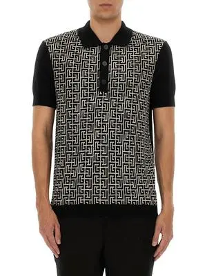 Balmain Polo Shirt - Black