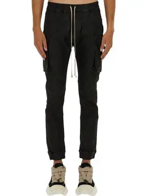 Rick Owens Relaxed Fit Cargo Pants - Black