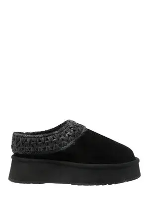 Mou 50mm Platform Slippers - Black