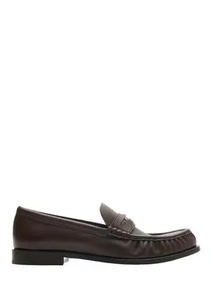 Burberry Cadet Leather Loafers - Brown