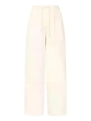 STUDIO TOMBOY Fleece-lined Track Pants - Neutrals