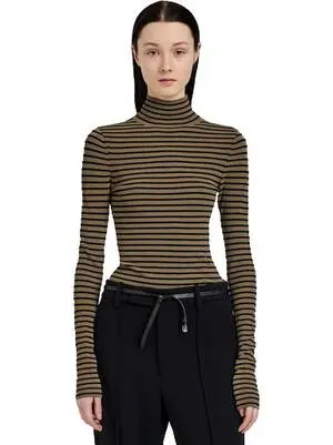 Proenza Schouler Didi Top - Khaki/black