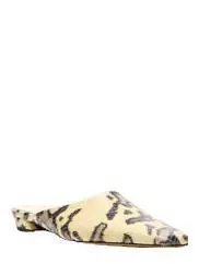 Proenza Schouler Embossed Python Trap Slippers - Resin Multi