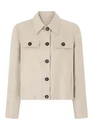Brunello Cucinelli Linen-twill Jacket - Neutrals