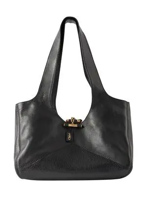 Chloé Balloon Leather Tote - Black