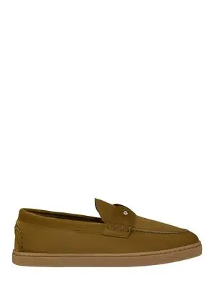 CHRISTIAN LOUBOUTIN Chambeliboat Leather Loafers - Brown