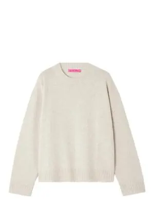 THE ELDER STATESMAN Zuma Cashmere Sweater - Off-white