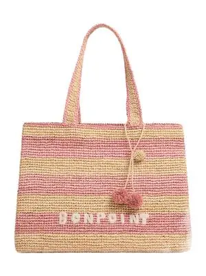 Bonpoint Raffia Tote Bag - Pink