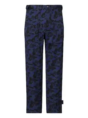 A BATHING APE X Kazuki Camo Woven Trousers - Green