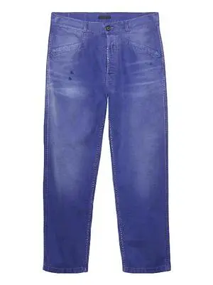 Prada Relaxed-fit Straight-leg Jeans - Light Blue