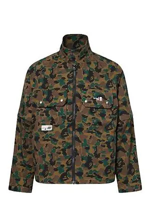 A BATHING APE X Kazuki Camouflage Jacket - Green
