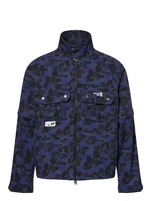 A BATHING APE X Kazuki Camouflage Jacket - Navy