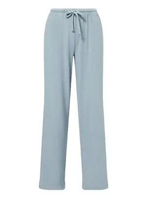 Eberjey Wide-leg Stretch-woven Trousers - Lead