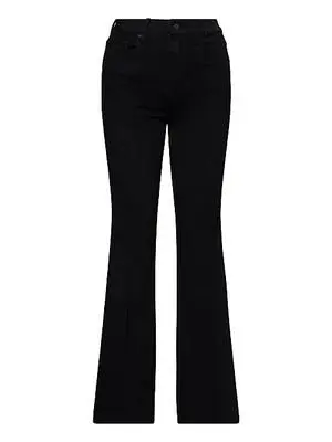 Paige Marlow Skimmer Flared Stretch-denim Jeans - Black Shadow