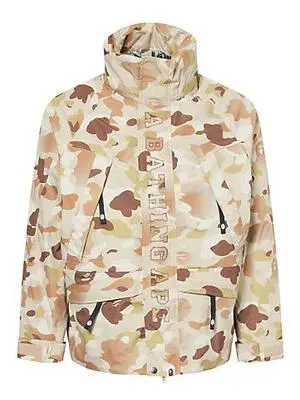 A BATHING APE Gradation Camouflage-printed Shell Jacket - Beige