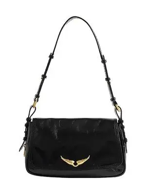 Zadig&Voltaire Patent-leather Shoulder Bag - Black
