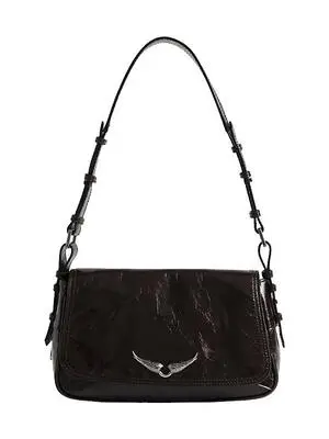 Zadig&Voltaire Patent-leather Shoulder Bag - Brownie