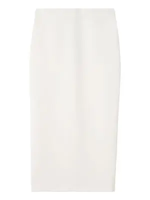Max Mara Brandy Jersey Midi Skirt - Ivory