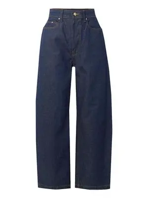 OSSOU Bends High-Rise Barrel-Leg Jeans