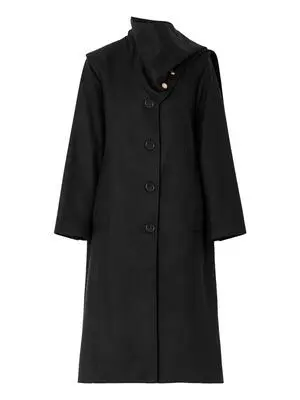 MAISON MAYLE Isadore Scarf-Detailed Wool-Blend Coat