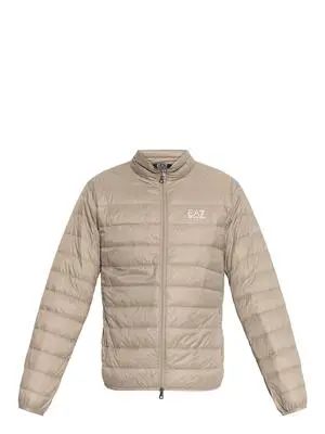 Emporio Armani EA7 Emporio Armani Down Jacket With Stand-Up Collar Beige
