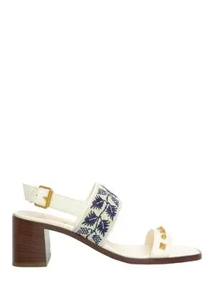 Valentino Garavani 60mm Rockstud Sandals - White