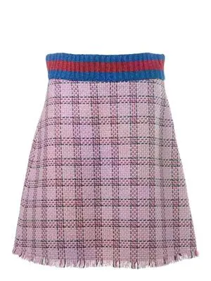 Gucci 2010-2016s Tweed Mini Skirt - Pink