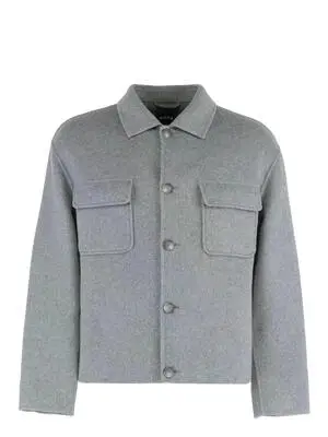 BOSS Caden Button Jacket - Grey