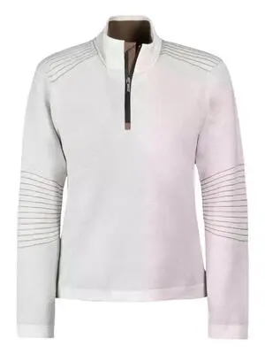 MOORER Half-Zip Pullover Sweater
