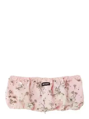 Miu Miu Strapless Bandeau Blouse - Pink