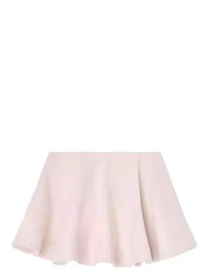 GANNI Flared Mini Skirt - Pink