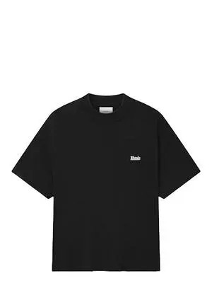 Rhude Classique Mock Neck T-shirt - Black