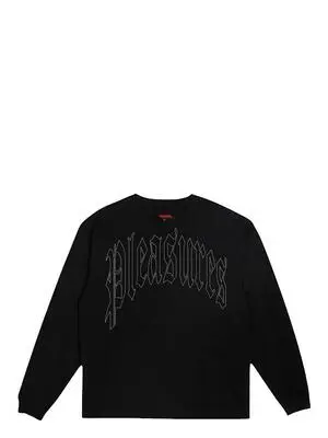 PLEASURES Twitch Long Sleeve Shirt - Black