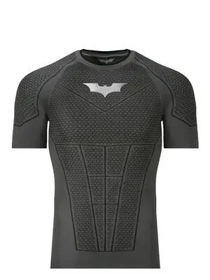 YOUNGLA X Batman Compression Tee Shirt - Dark Grey