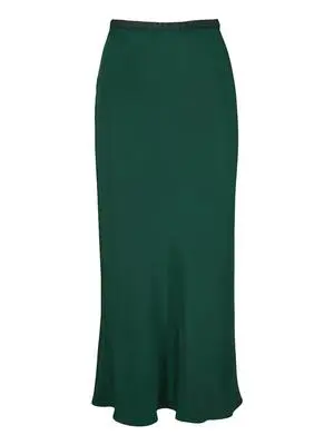 PETER COHEN Straight Hem Skirt - Green
