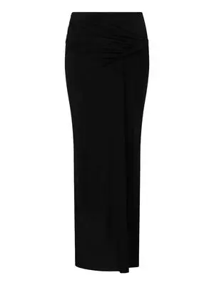 Paris Georgia Knotted Maxi Skirt - Black