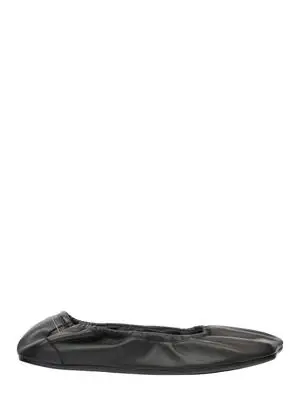 MAISON MARGIELA Gathered Ballet Flats - Black